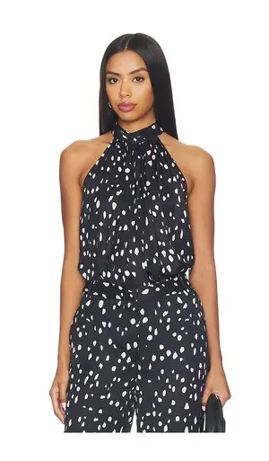 Hemant & Nandita Halter Neck Top In . Also - Black