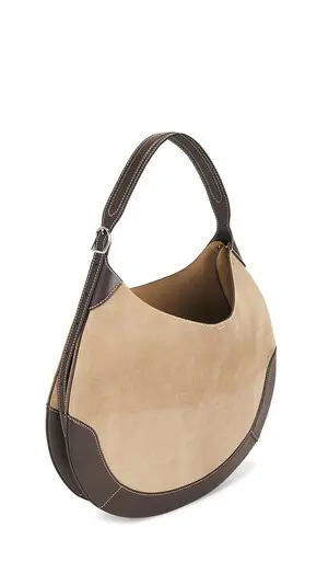 Polo Ralph Lauren Suede Medium Leather Shoulder Bag