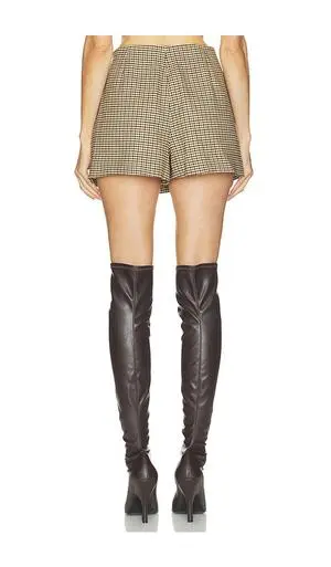 SANS FAFF Check Mini Skort In . Also