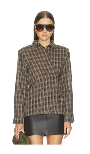 ALL THE WAYS Ila Button Up Top In . Also - Multi