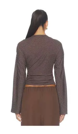 ALL THE WAYS Davey Long Sleeve Top In . Also