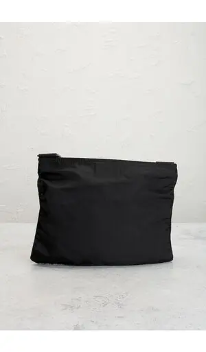 FWRD RENEW Prada Tessuto Flat Messenger Bag