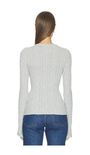 Free People So Soft Seamless Modal Cable Long Sleeve Top In . Also