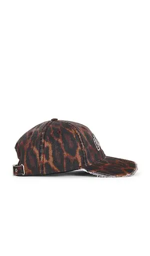 GANNI Printed Washed Cotton Oceliot Leopard
