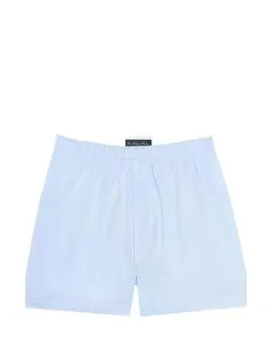 Brooks Brothers Micro-check Boxer Shorts - Blue
