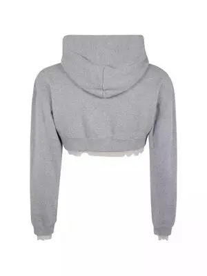 Mihara Yasuhiro Cropped Layered Hoodie