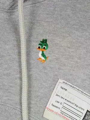 Mihara Yasuhiro Cropped Layered Hoodie