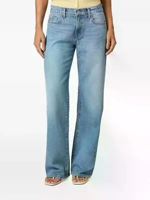 PAIGE Dana Faded Straight-leg Jeans