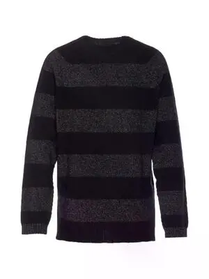 TWINSET Striped Lamé-effect Sweater