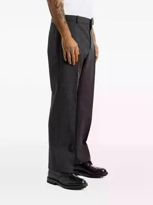 Balenciaga Pressed-crease Tailored Trousers - Grey