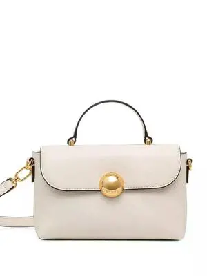 Furla Mini Moonlight Leather Tote Bag - Neutrals