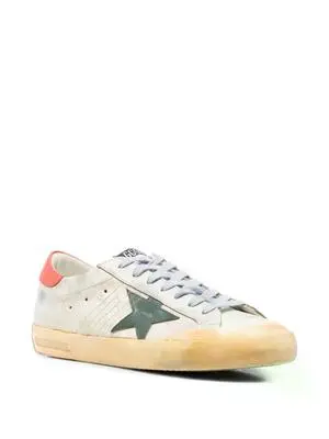 GOLDEN GOOSE Super-star Distressed Sneakers