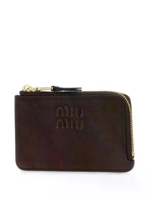 Miu Miu Nappa-leather Envelope Card Holder