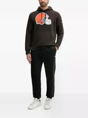 Nike Club Logo Drawstring Hoodie - Brown