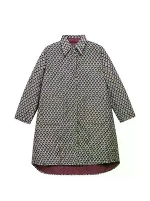 Malìparmi Reversible Geometric-jacquard Coat