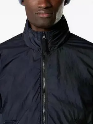 Stone Island Crinkle Reps Ny Zip-up Jacket - Blue