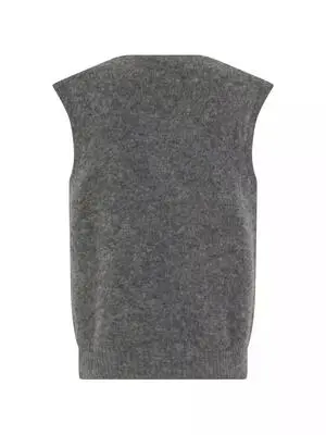 AMI Paris Sleeveless V-neck Sweater