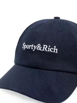 Sporty & Rich Logo-embroidered Baseball Cap