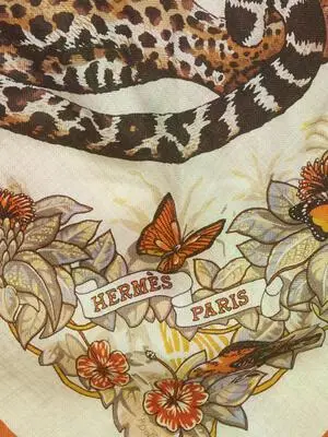 Hermès Jungle Love Triangle Scarf