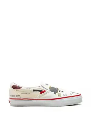 VANS Graphic-print Lx Classic Slip-on 98 Sneakers - White