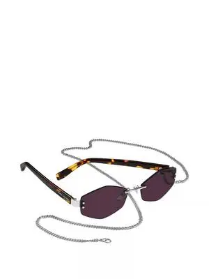 Marc Jacobs Rimless Geometric-frame Sunglasses
