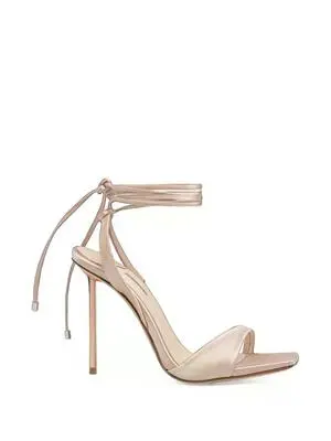 LE SILLA Nyra Satin Lace-up Sandals