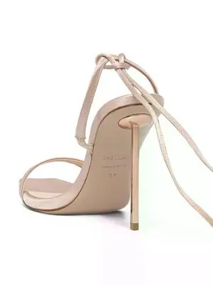 LE SILLA Nyra Satin Lace-up Sandals