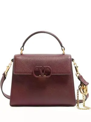 Valentino Garavani Leather Tote Bag - Red