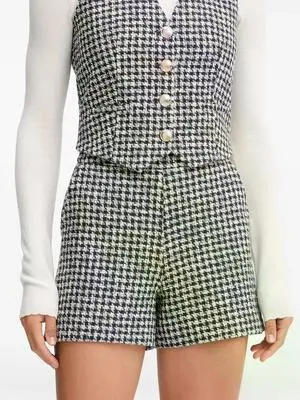 MORGAN Houndstooth-pattern Shorts