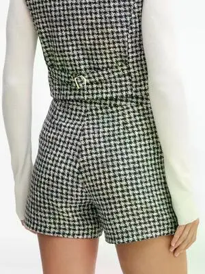 MORGAN Houndstooth-pattern Shorts