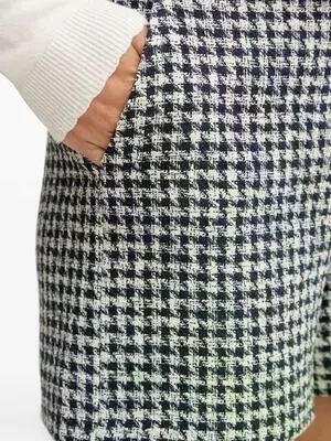 MORGAN Houndstooth-pattern Shorts