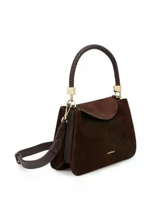 COCCINELLE Small Tiggy Braided-handle Suede Tote Bag