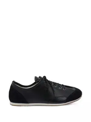 LEMAIRE Gummy Grips Sneakers In Mixed Leathers - Black