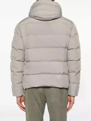 MOORER Brett Hooded Quilted Jacket