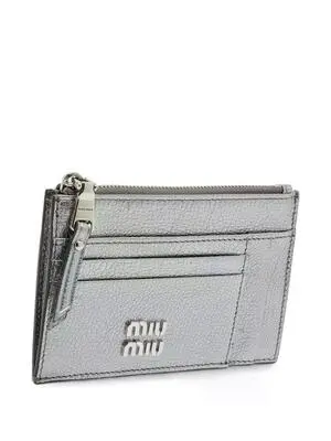 Miu Miu Zip Leather Card Holder