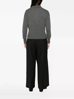 Alpha Studio V-neck Collar Top