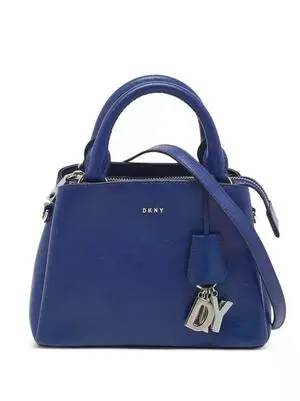 Dkny Paige Leather Tote Bag - Blue