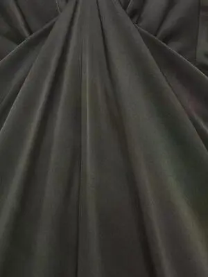 Moschino Draped High-low Maxi Gown Dress