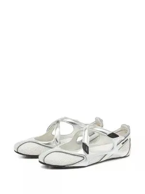 Attico Floor 01 Mesh-panel Ballet Flats