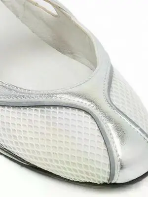 Attico Floor 01 Mesh-panel Ballet Flats
