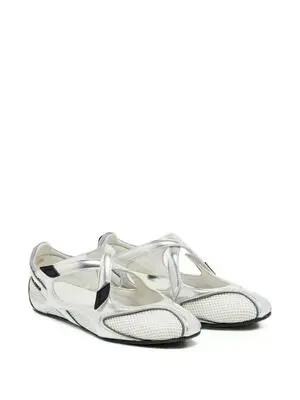 Attico Floor 01 Mesh-panel Ballet Flats