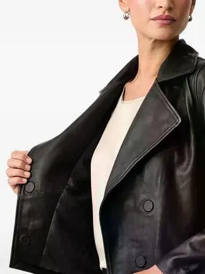 MOS MOSH Mmlasco Belted Leather Jacket