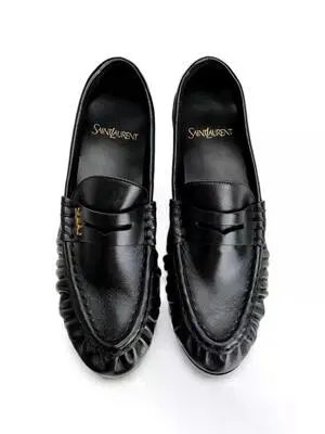 Saint Laurent Le Loafers Supple In Shiny Leather