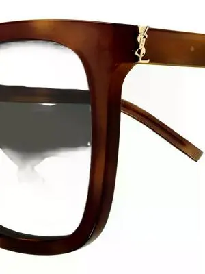 Saint Laurent Tortoiseshell-effect Square-frame Sunglasses