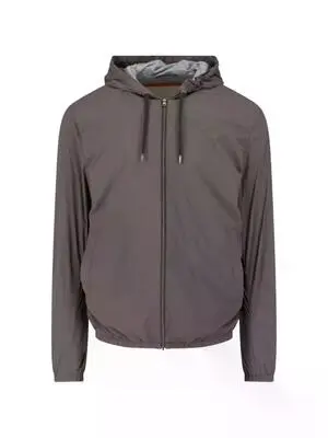 Herno Drawstring Hooded Jacket - Brown