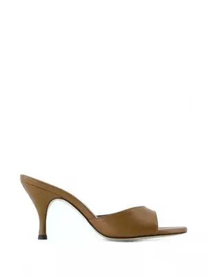 AeydĒ Samia Leather Mules - Brown