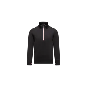 Moncler Polartec Half-zip Polo Neck - Black