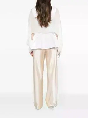 TWINSET Cropped Tie-cuff Top