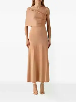 TWINSET Long Knit Dress With Lurex - Neutrals