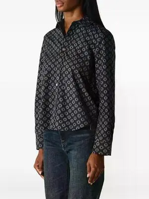 R13 Club Collar Shrunken Shirt